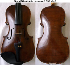 musical-instruments-for-all.com - OLD AUTHENTIC 1800s HOPF VIOLIN ...