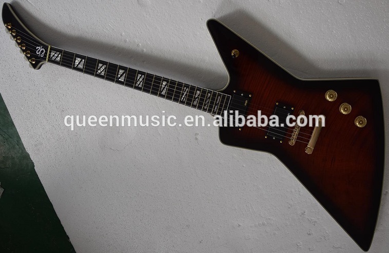 musical-instruments-for-all.com - flamed maple top esp explorer Golden ...
